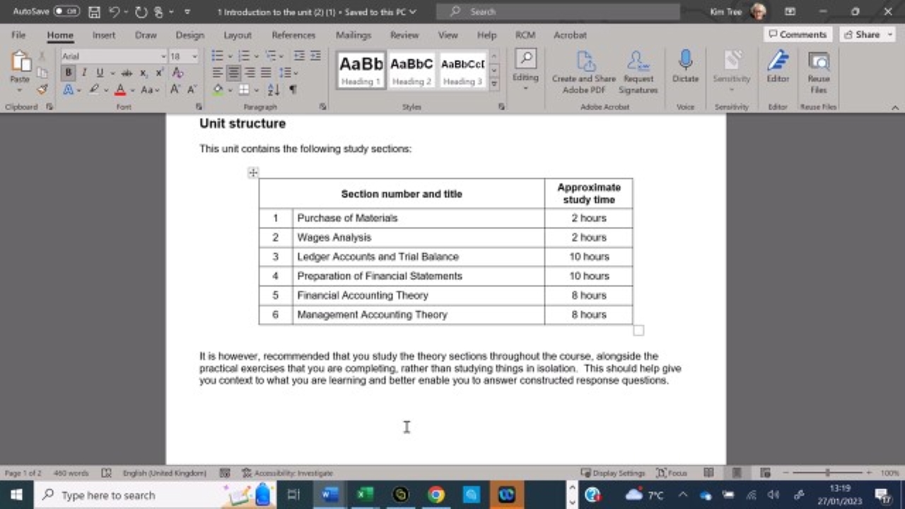 - Introduction to Graded Unit 1