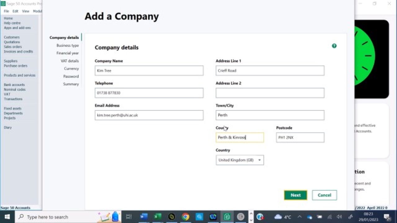 - SAGE (Using Financial Accounting Software) Introduction